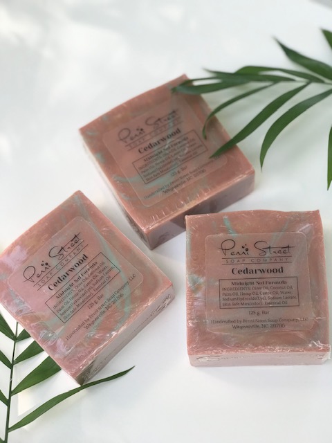 Cedarwood Scented Bars - Penni Street Soap Company